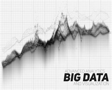 Vector Abstract Big Data Visualization Futuristic Infographics Aesthetic Design Visual