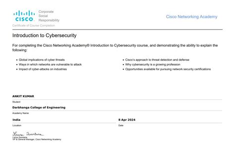 Ankit Kumar On Linkedin Cybersecurity Cisconetworkingacademy Learningneverstops