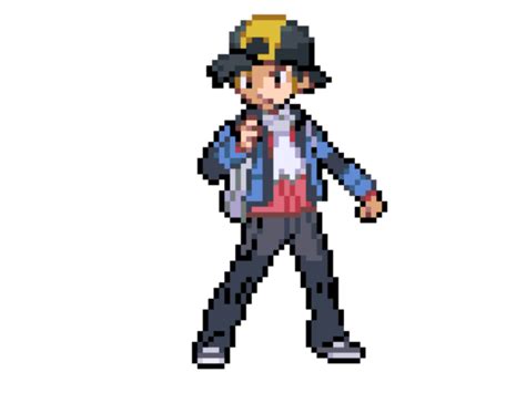 Pokemon Trainer Ethan Sprite
