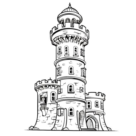 Rapunzel Im Turm Ausmalbild Kostenlos Herunterladen