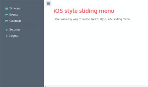 18 Css Off Canvas Menu Navigation Onaircode 18 Css Off Canvas Menu Navigation Onaircode