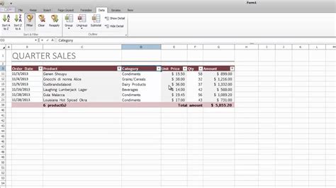 Devexpress Winforms Spreadsheet Data Filtering Youtube