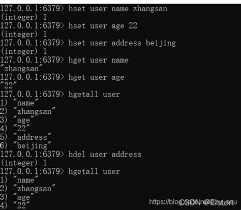 Redis的5种数据格式的使用 Csdn博客