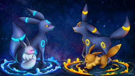 Eevee And Umbreon