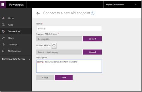 Extending Powerapps And Flow Part 1 Adding Custom Data Sources