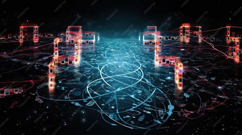 Premium Ai Image Quantum Entanglements Role In Encryption Depicted