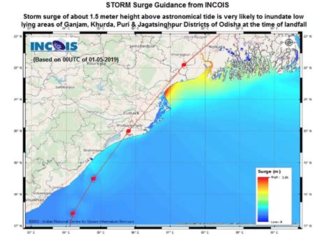 Widespread Surge Threat As Fani Moves Toward Northeast India Weather Underground