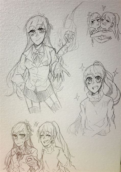 LULU 露露 Drawings Artwork Female sketch