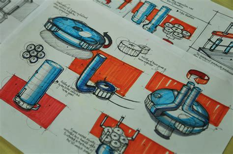 Industrial Design Marker Renderings