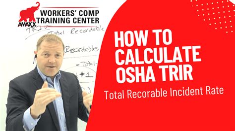 How To Calculate OSHA Total Recordable Incident Rate TRIR Amaxx Workers Comp Blog