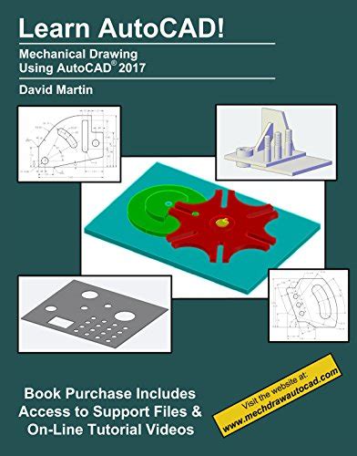 Amazon Com Learn AutoCAD Mechanical Drawing Using AutoCAD 2017 EBook Martin David Kindle