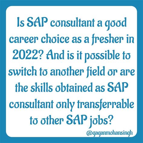 Sap Sapconsultant Sapcommunity Sapconsultants Saphana Saps4hana Gagan Mohan Singh 52