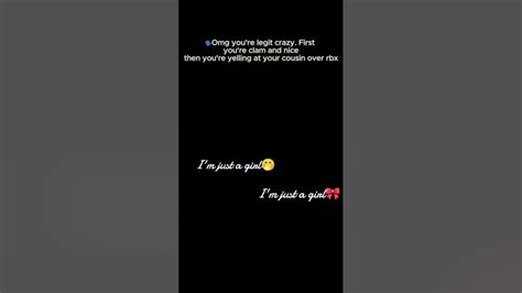 Im Js A Girl🎀 Youtube