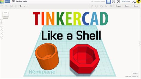 Old Version 12 Tinkercad Tutorials Like A Shell 3d Modeling How To Youtube