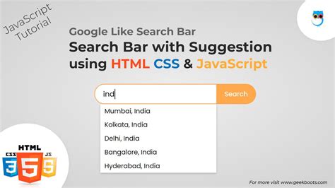 How To Build A Live Search Suggestion Box Geekboots Posted On The