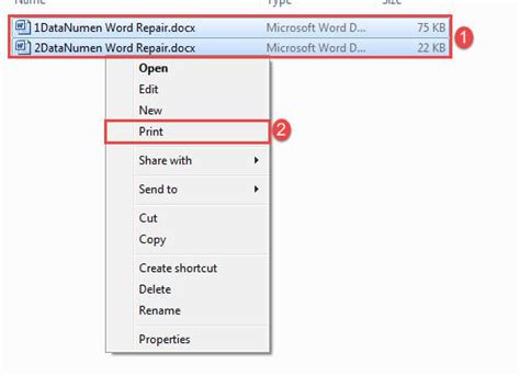 2 Quick Ways To Batch Print Multiple Word Documents