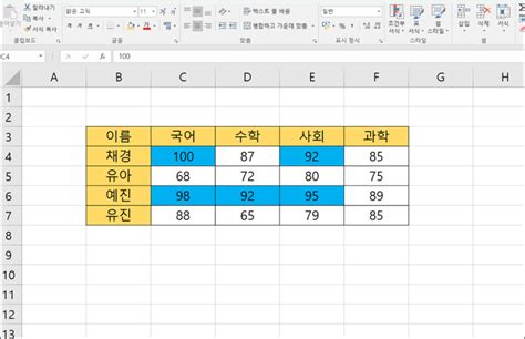 엑셀 조건부 서식 색 지정 수식 활용법 네이버 블로그