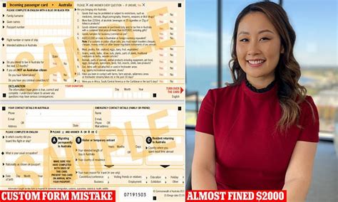 Aussie Lawyer Reveals Simple Mistake She Made On Customs Declaration Form That Almost Cost Her