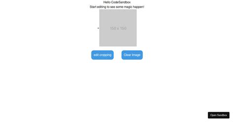 React Easy Crop Examples Codesandbox