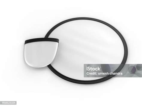 브랜딩에 대 한 케이스와 빈 접는 전단지 디스크 3d 렌더링 그림입니다 플라스틱 원반에 대한 스톡 사진 및 기타 이미지 플라스틱 원반 접을 수 있는 3차원 형태