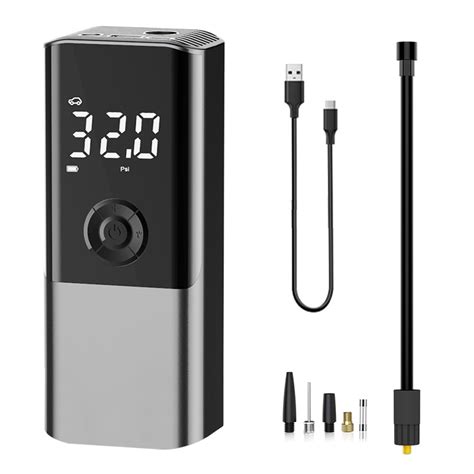 휴대용 공기 압축기 자동차 타이어 공기 주입기 타이어 공기 펌프 3 개 배터리 빠른 팽창 자동차 팽창기 침대 자전거 수영 링 볼 Aliexpress