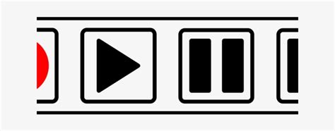 Download Pause Button Clipart Audio Recording Cassette Tape Film Png