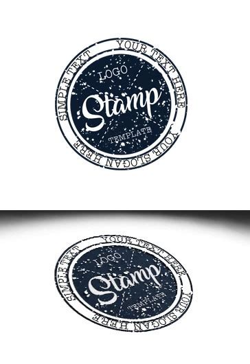 Stamp Logo Design Template