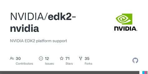 GitHub NVIDIA Edk Nvidia NVIDIA EDK Platform Support