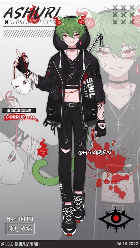 Ashuri Adoptable Closed By Hakiren On Deviantart