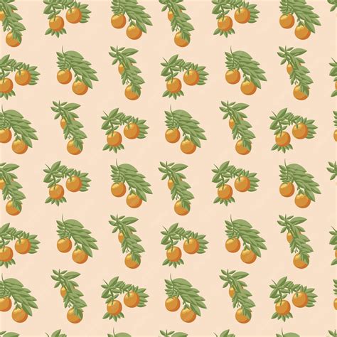 Premium Vector Orange Seamless Pattern Vector Seamless Texture Orange
