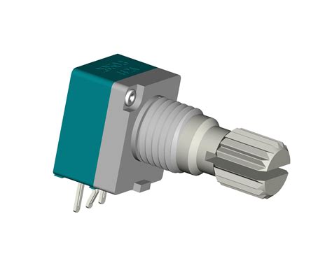 9mm Single Gang Metal Shaft Sealed Rotary Potentiometer Variable Resistors B10k 20k 50k 100k