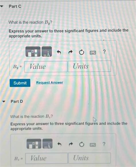Solved Determine The Components Of Reaction At The