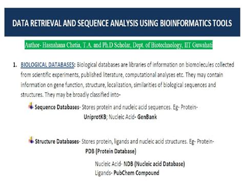 Pptx Using Bioinformatics For Sequence Analysis Dokumen Tips