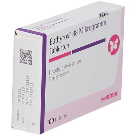 Euthyrox® 88 µg 100 St Mit Dem E Rezept Kaufen Shop Apotheke