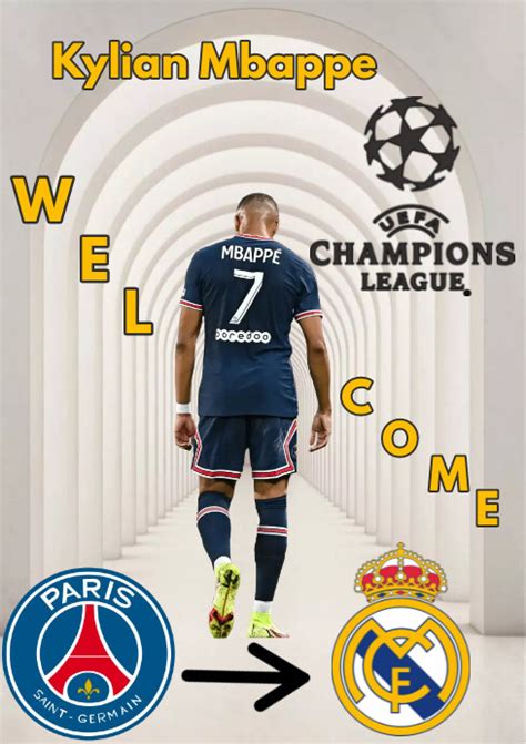 Kylian Mbappe Template Postermywall