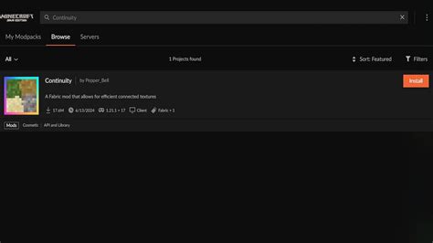 Minecraft Continuity Mod Features And Installation Guide
