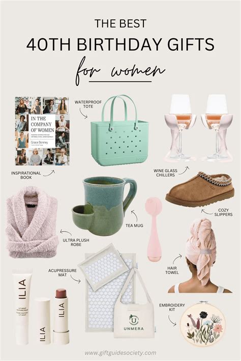 40 Best 40th Birthday Gifts For Women Who Have Everything Gift Guide