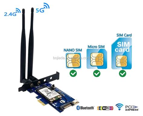 Mini Pci E To Pci Express 1x Wireless Adapter Converter Card Sim Slot