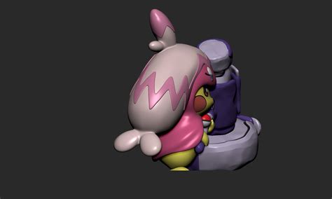 Stl File Pokemon Pikachu Tinkaton Cosplay・3d Print Design To Download・cults