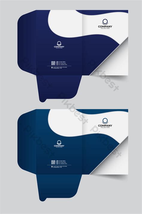 Abstract Background Corporate And Modem File Folder Stationery Template Design Ai Free