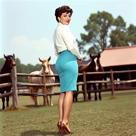 Jean Willes On A Ranch In 1955 By Federal1238 On Deviantart