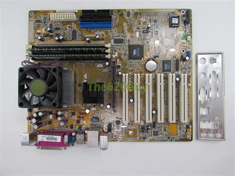 Asus A7V8X-X REV 1.01 Motherboard + AMD Athlon XP 1700+ 1.4GHz CPU + 1 ...