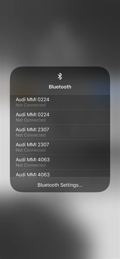 Bug Bluetooth Devices Duplicated In Control Centre R IOSBeta