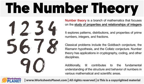 What Is The Number Theory