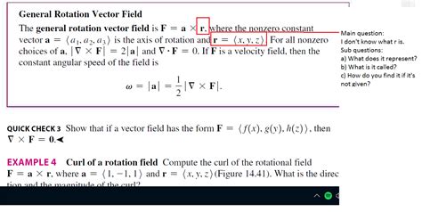 Solved General Rotation Vector Field The General Rotation