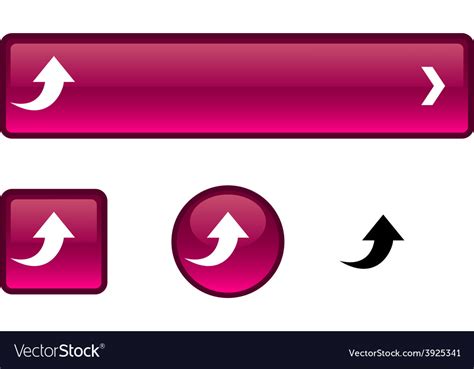 Upload Button Set Royalty Free Vector Image VectorStock