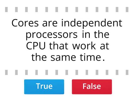 112 Factors Affecting Cpu Performance True Or False Verdadero O Falso