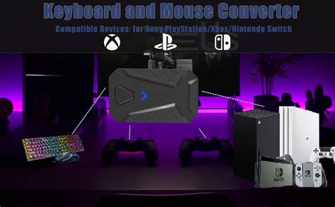 Keyboard Mouse Converter For Ps Usb C Wireless Keyboard And Mouse Adapter For Fps Tps Rt Games