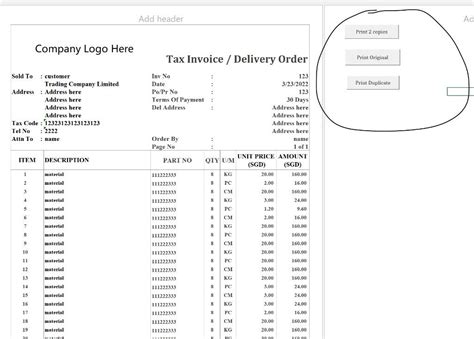 Excel Invoice Invoicing Template Everything Else On Carousell
