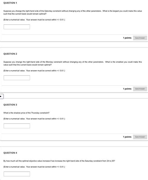 Solved Solve The Following Linear Program Using Amplcplex With